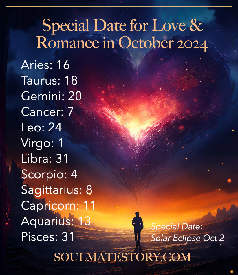 Here is your most important date in October for love!